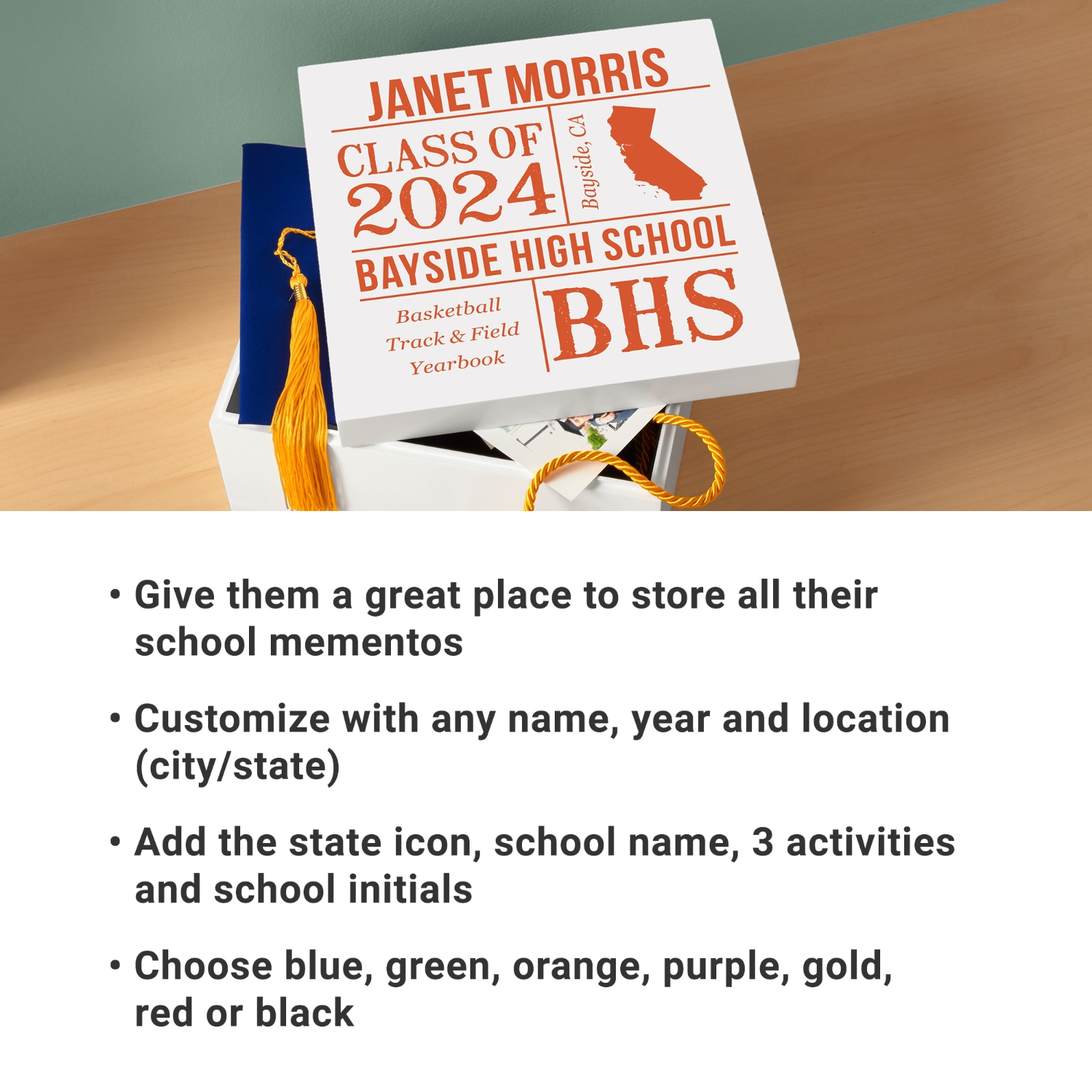 All About the Graduate Keepsake Box | Personal Creations