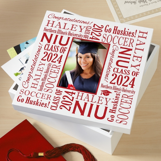 Treasured Memories Graduation Photo Keepsake Box | Personal Creations