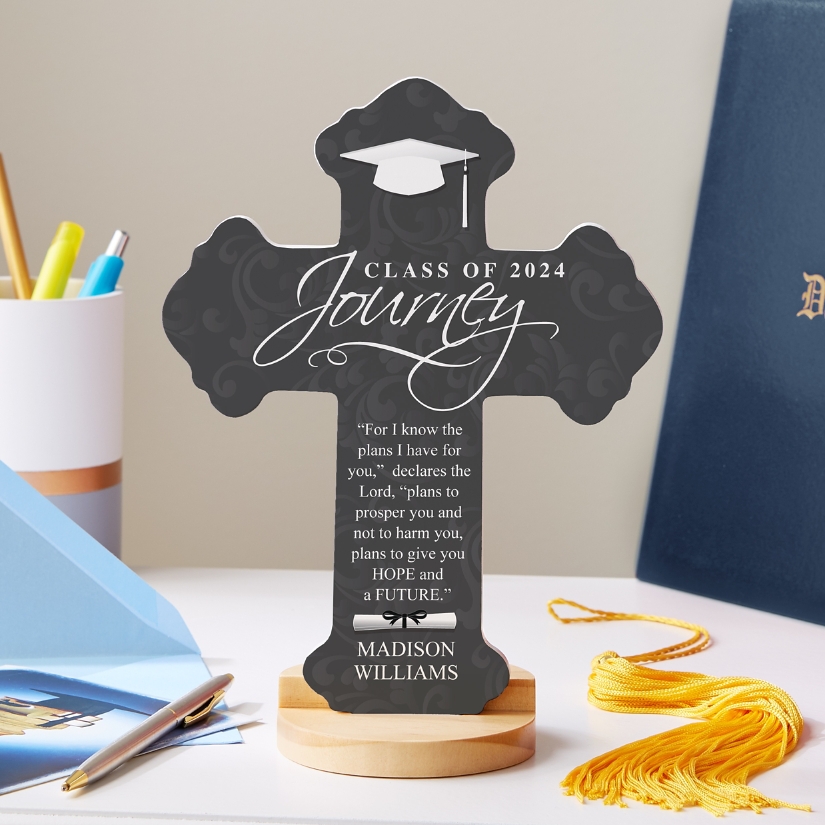 Graduation Journey Prayer Cross at Gifts.com