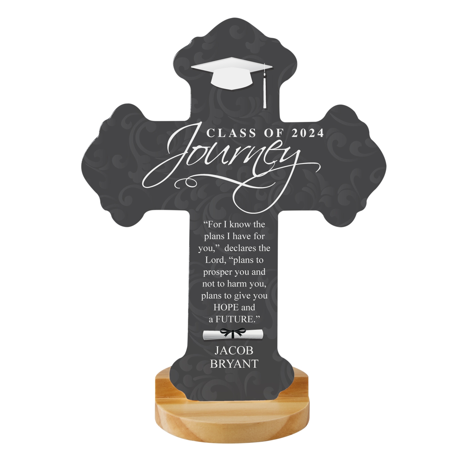 Graduation Journey Prayer Cross | Personal Creations