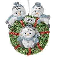 The Original Snow Buddies™ Outdoor Fun Family Ornament | Personal Creations