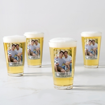 Picture-Perfect Photo Pint Beer Glass | Personal Creations