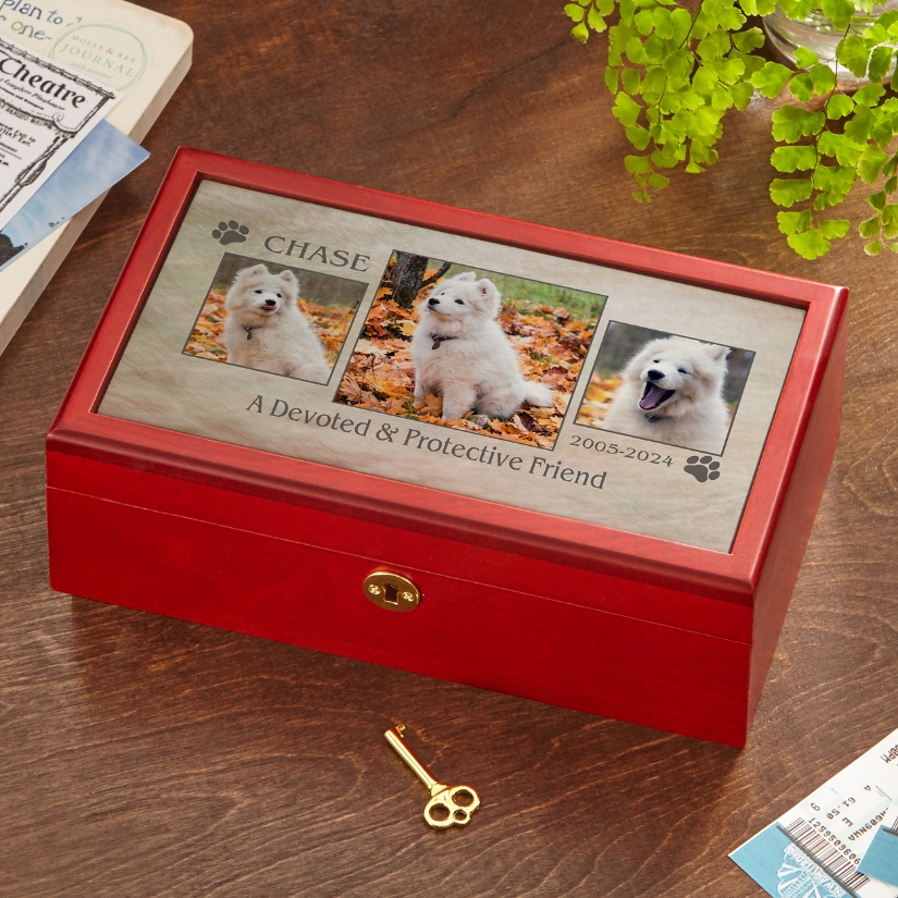 Pet Memorial Photo Keepsake Box | Personal Creations
