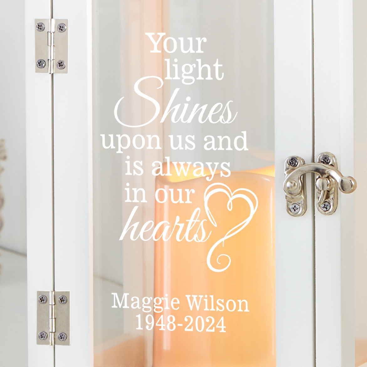 Your Light Shines Bright Memorial Lantern | Personal Creations
