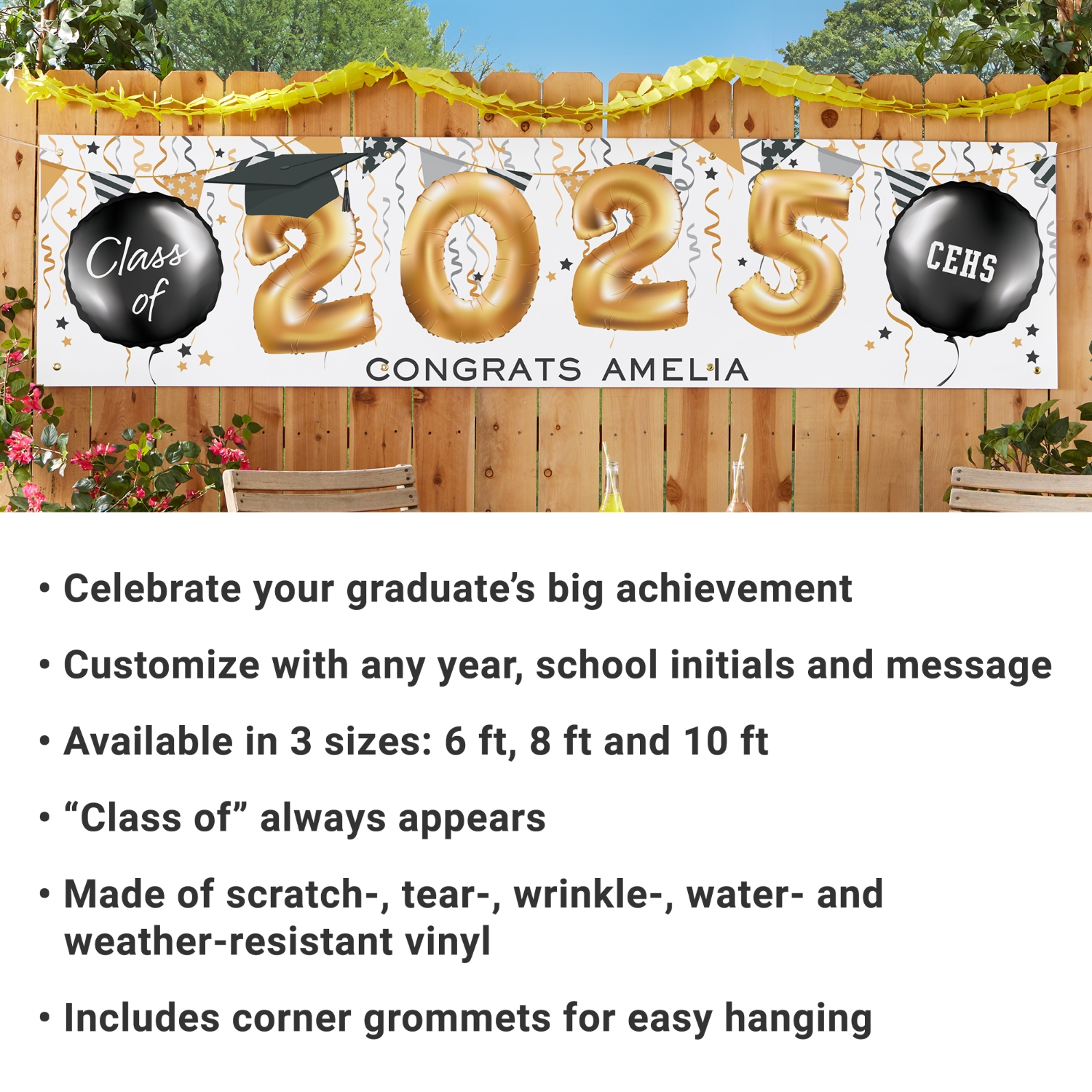 Up and Away Graduation Banner | Personal Creations