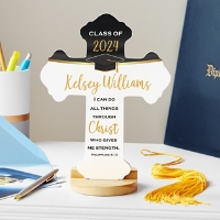 Give Me Strength Graduation Cross | Personal Creations