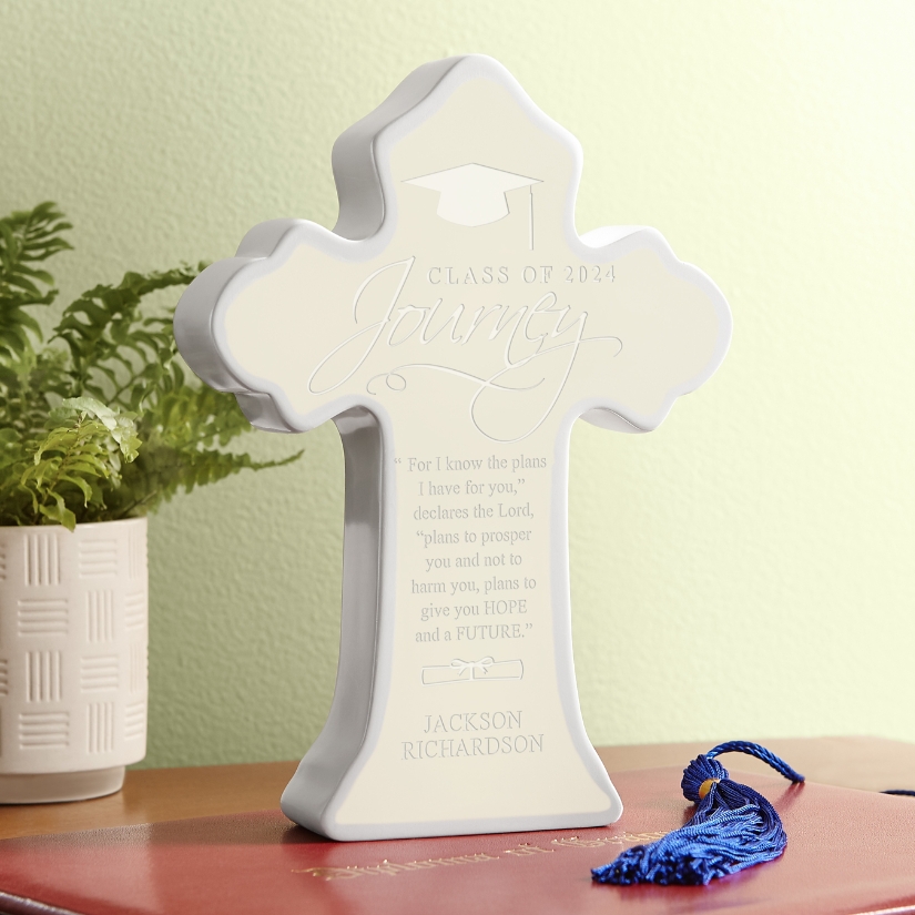 Graduation Journey Lighted Cross | Personal Creations