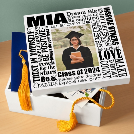 Dream Big Graduation Photo Keepsake Box | Personal Creations