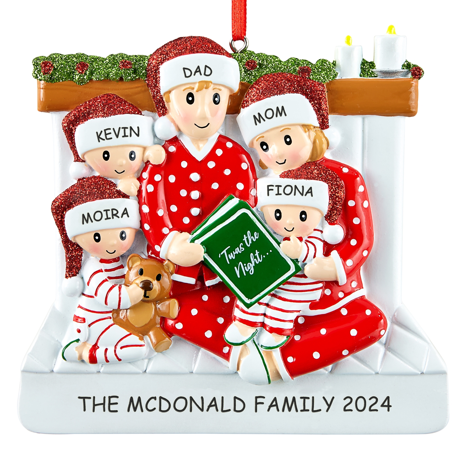 Story Time Family Ornament | Personal Creations