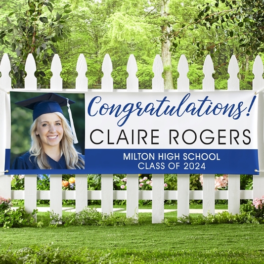 Sophisticated Graduate Photo Banner | Personal Creations