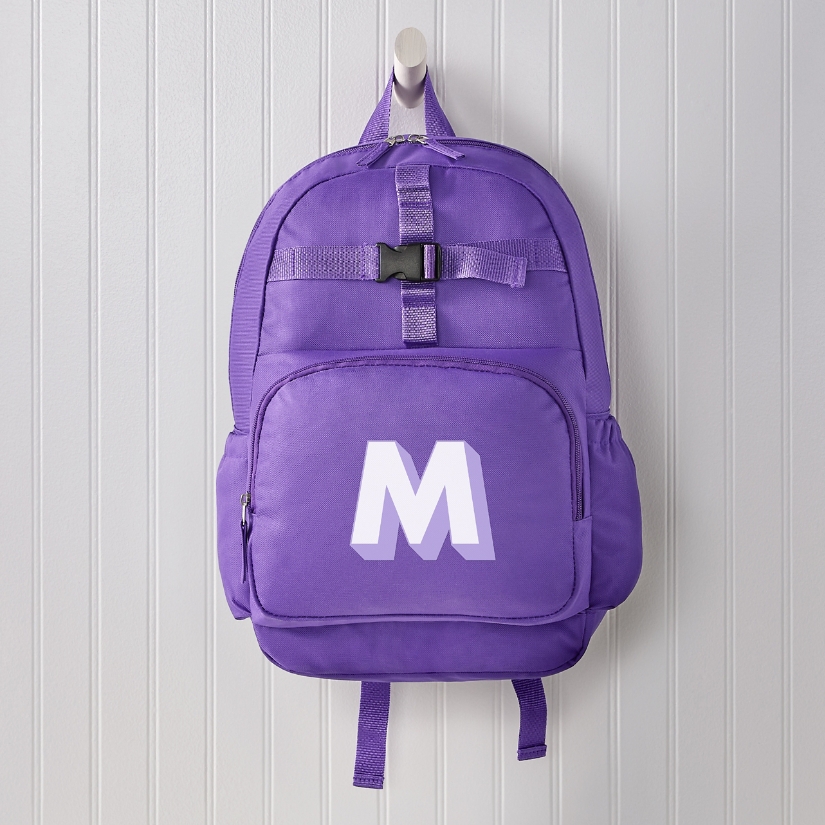 Fun Shadow Initial Backpack | Personal Creations