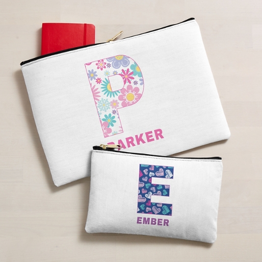 Pretty Pattern Zipper Pouch | Personal Creations