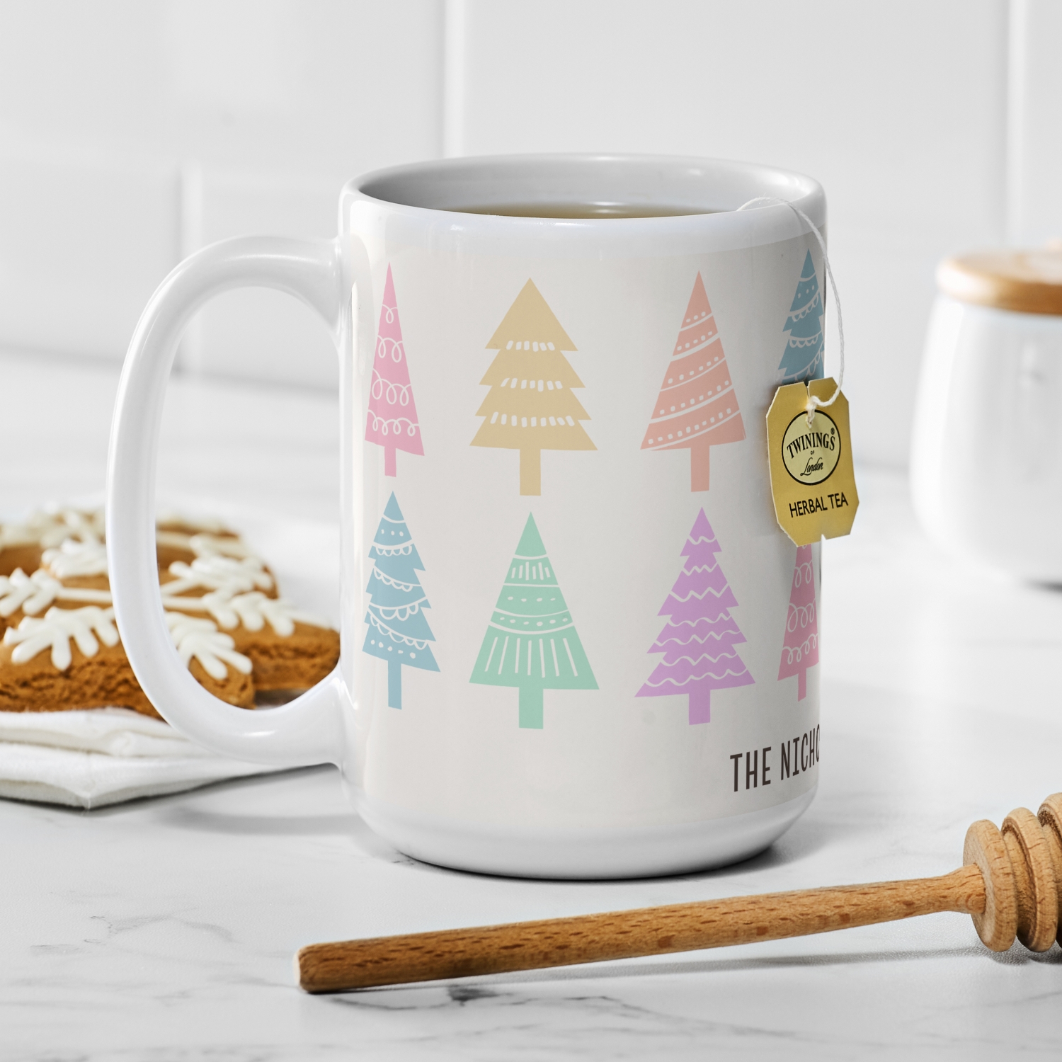 Frosted Sugarplum Trees Mug | Personal Creations