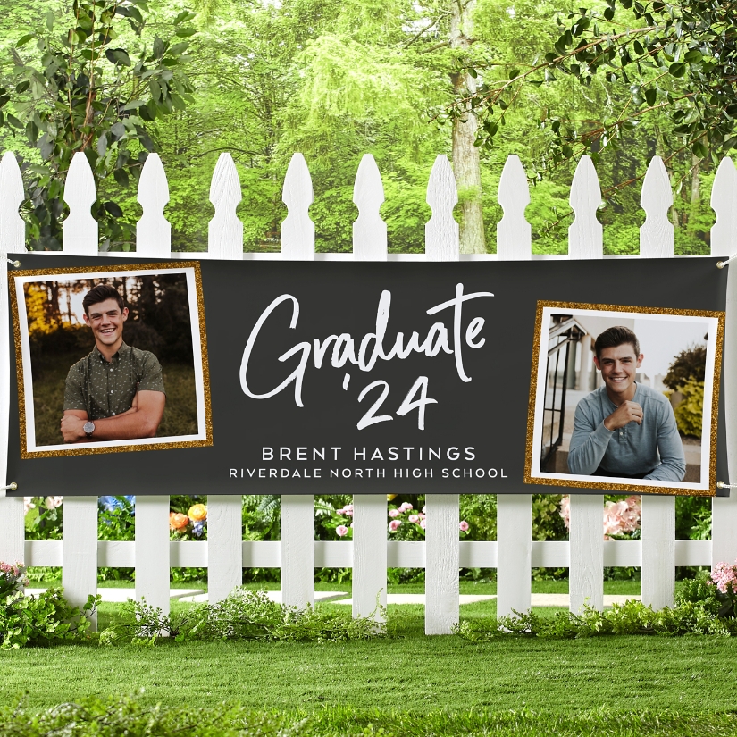 Sign of Success Graduation Photo Banner | Personal Creations