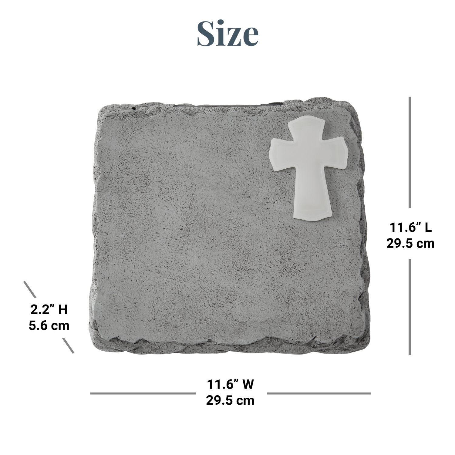 The Comfort and Light Memorial Solar Garden Stone | Personal Creations