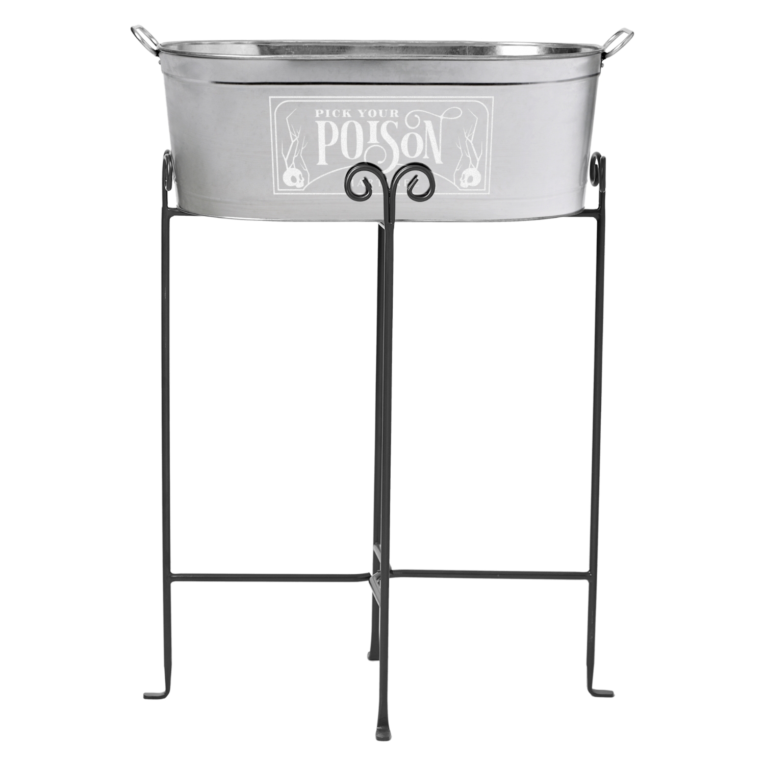 Pick Your Poison Beverage Tub with Stand at Gifts.com