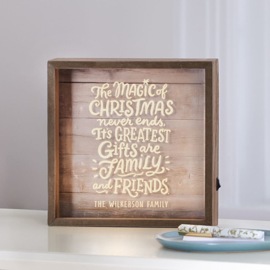 The Magic of Christmas Light Box | Personal Creations