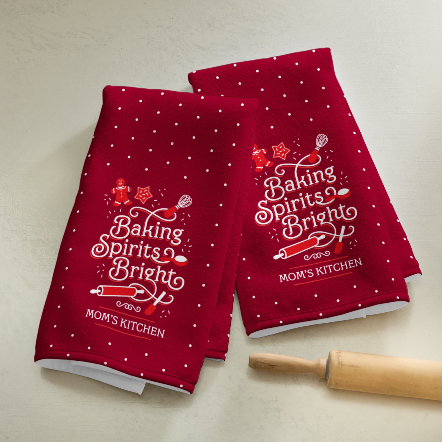 Holiday Baking Kitchen Towel at Gifts.com