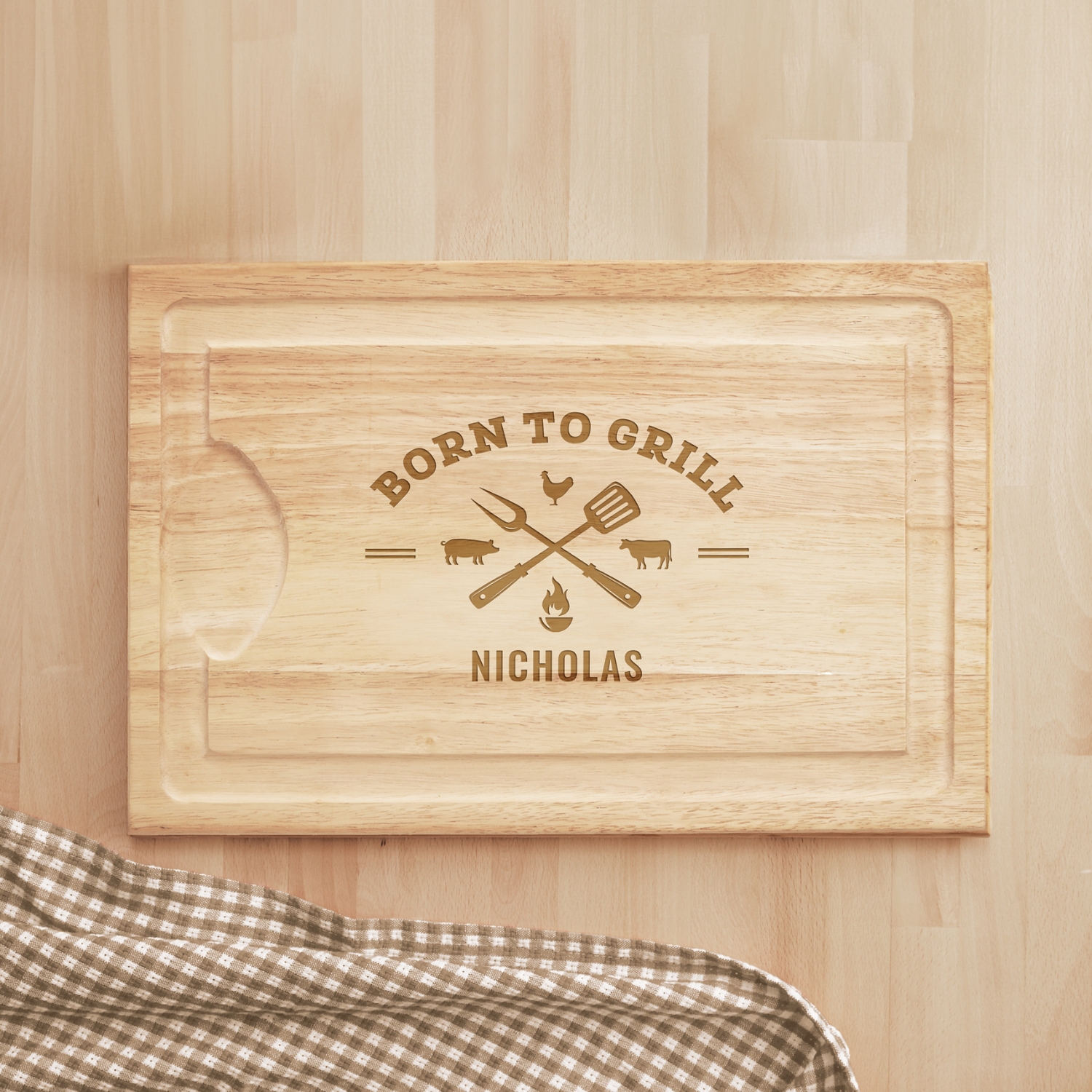 Etched Maple Grill Master Cutting Board at Gifts.com