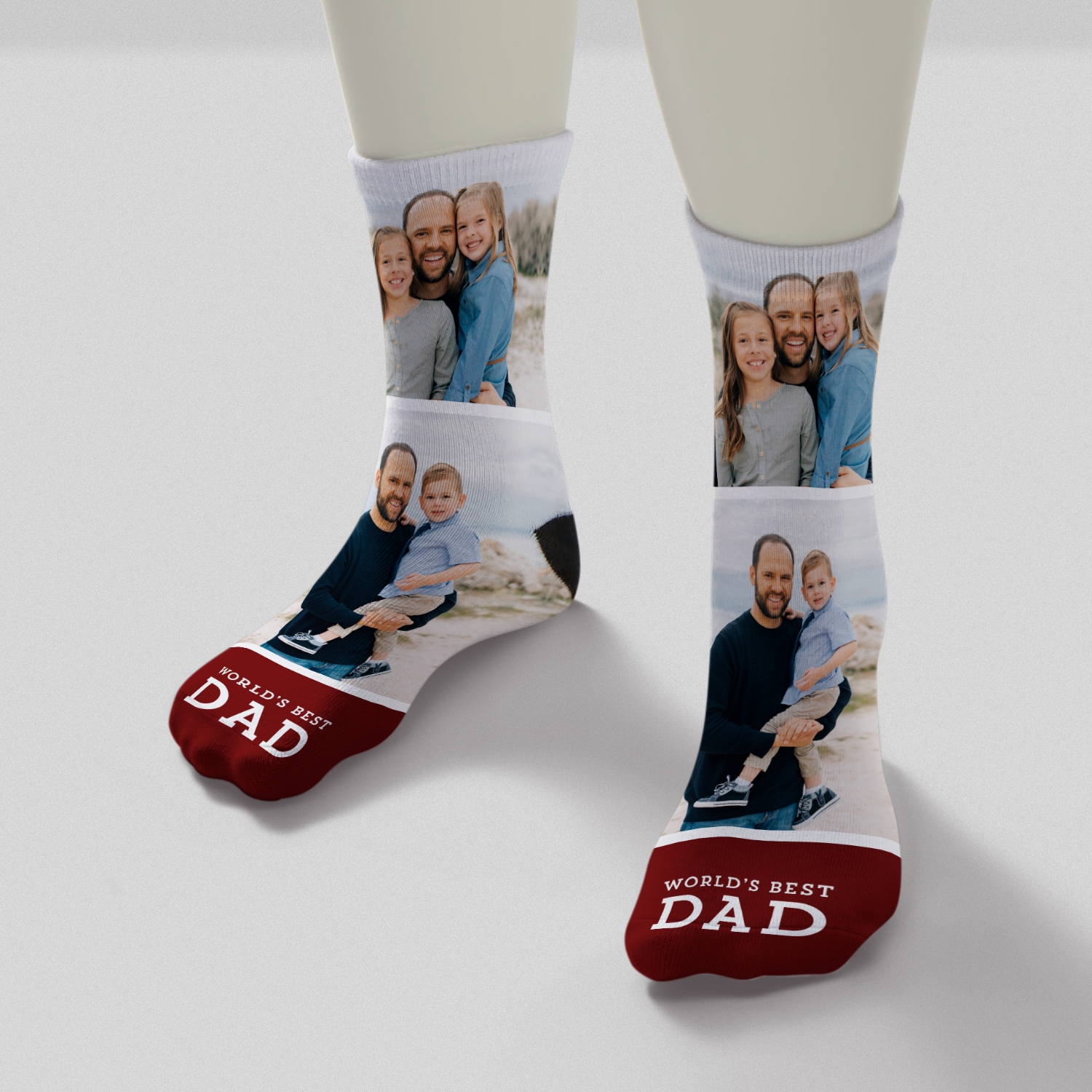 Custom Family Photo Socks at Gifts.com