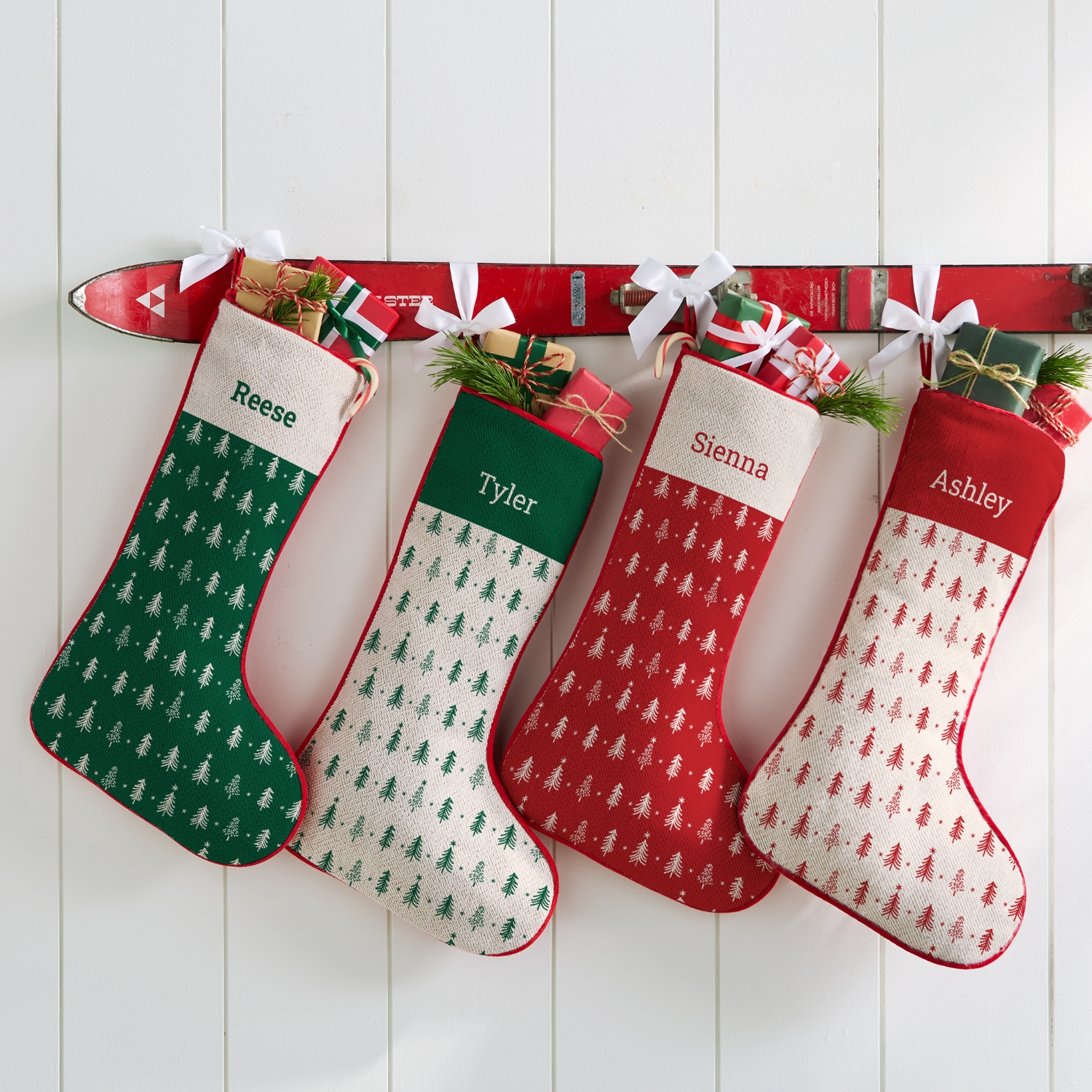 Woodland Pine Stocking at Gifts.com