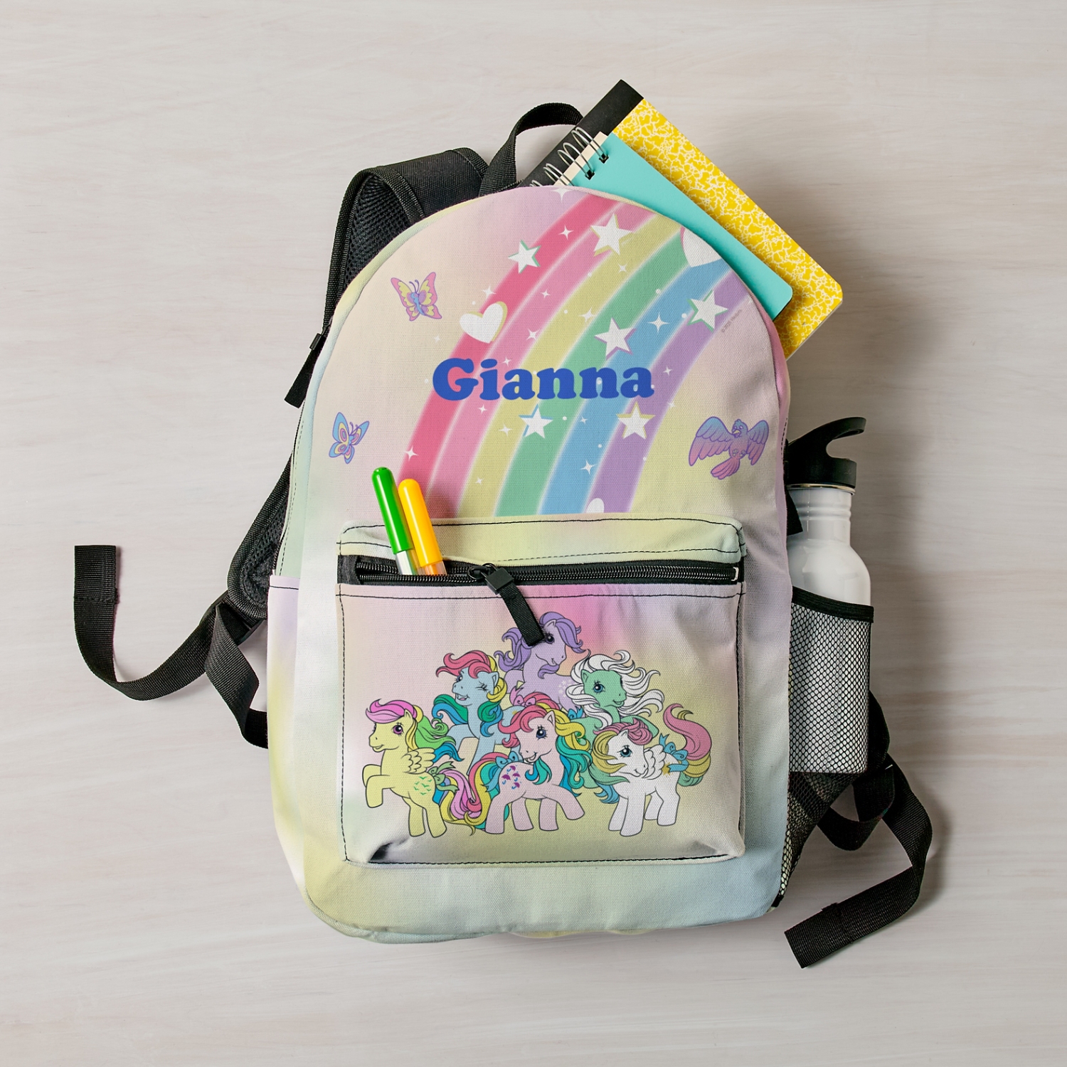 My Little Pony Retro Chasing Rainbows Backpack at Gifts.com