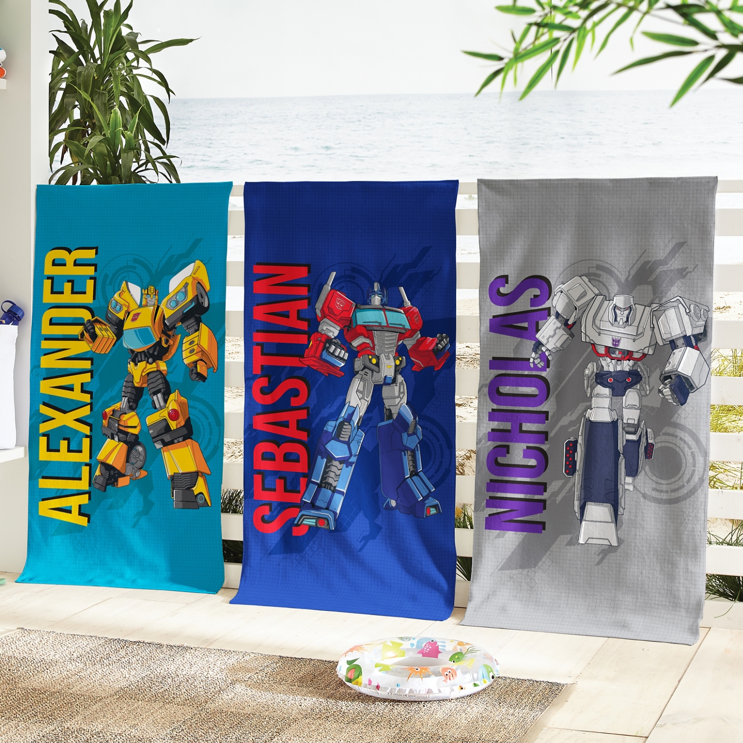 TRANSFORMERS Bots Beach Towel at Gifts.com