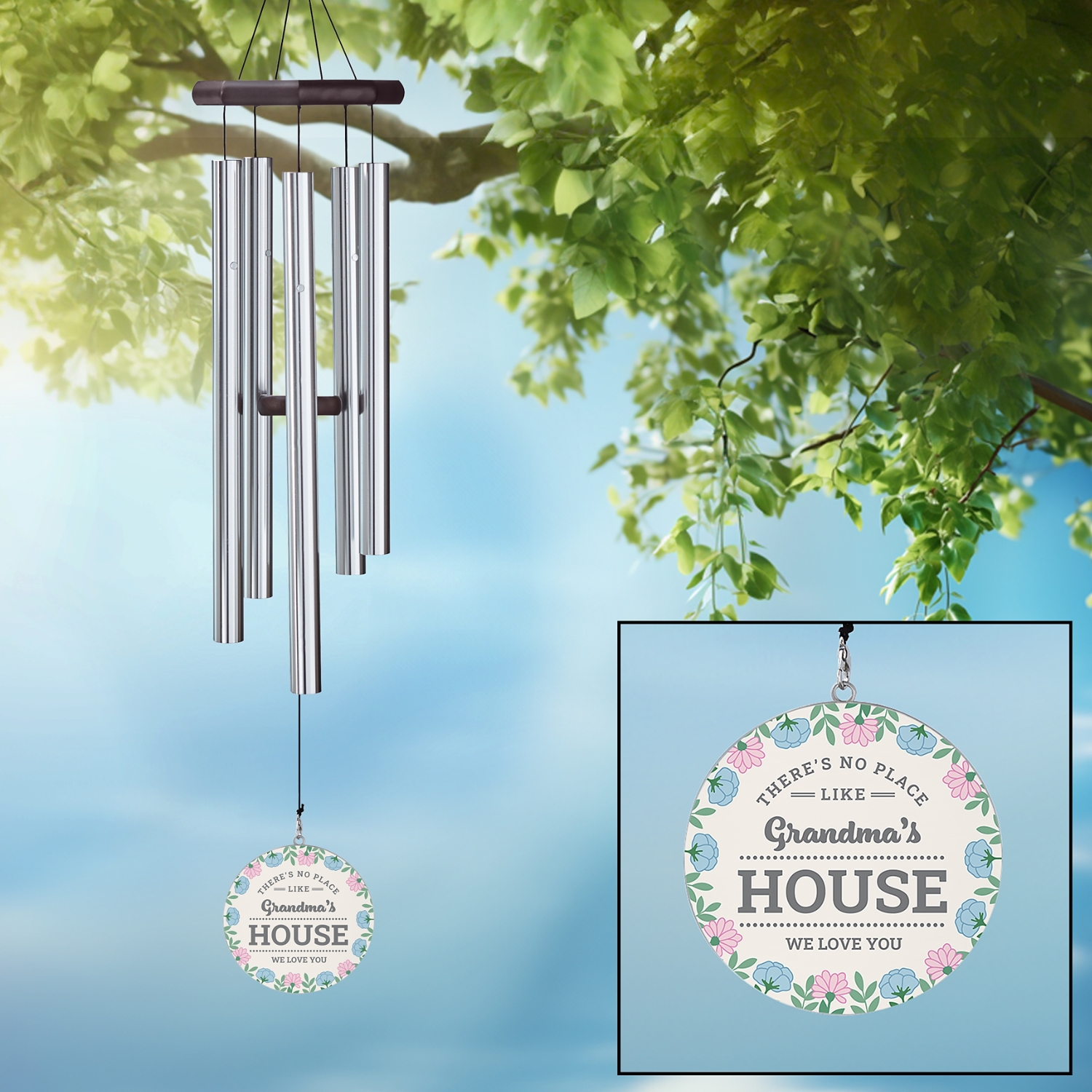 Floral Melody Wind Chime at Gifts.com