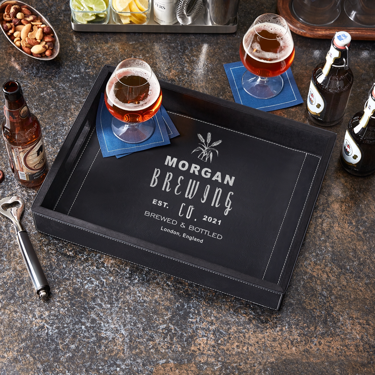 Barley Hops Bar Tray