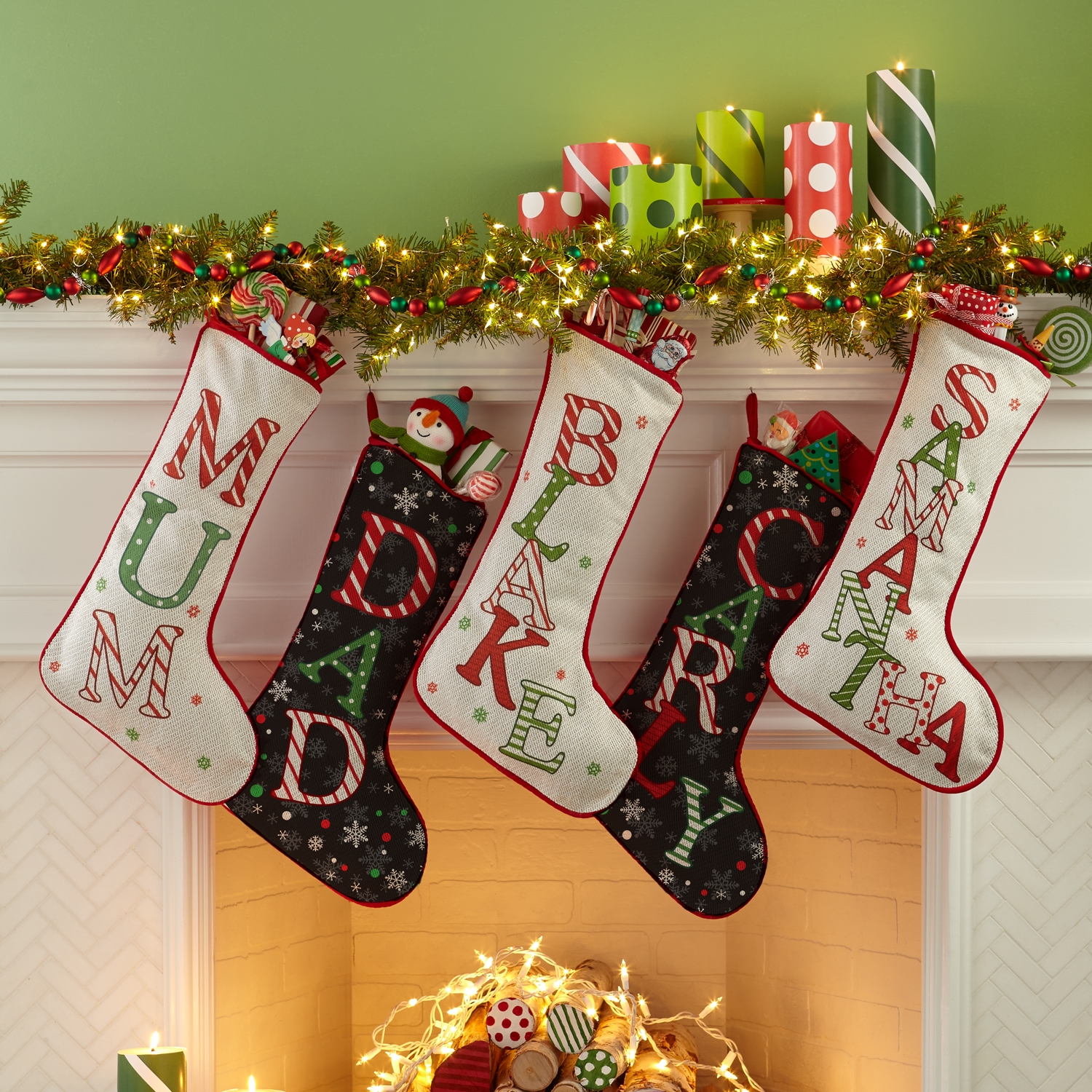 Festive Name Stocking | Personal Creations