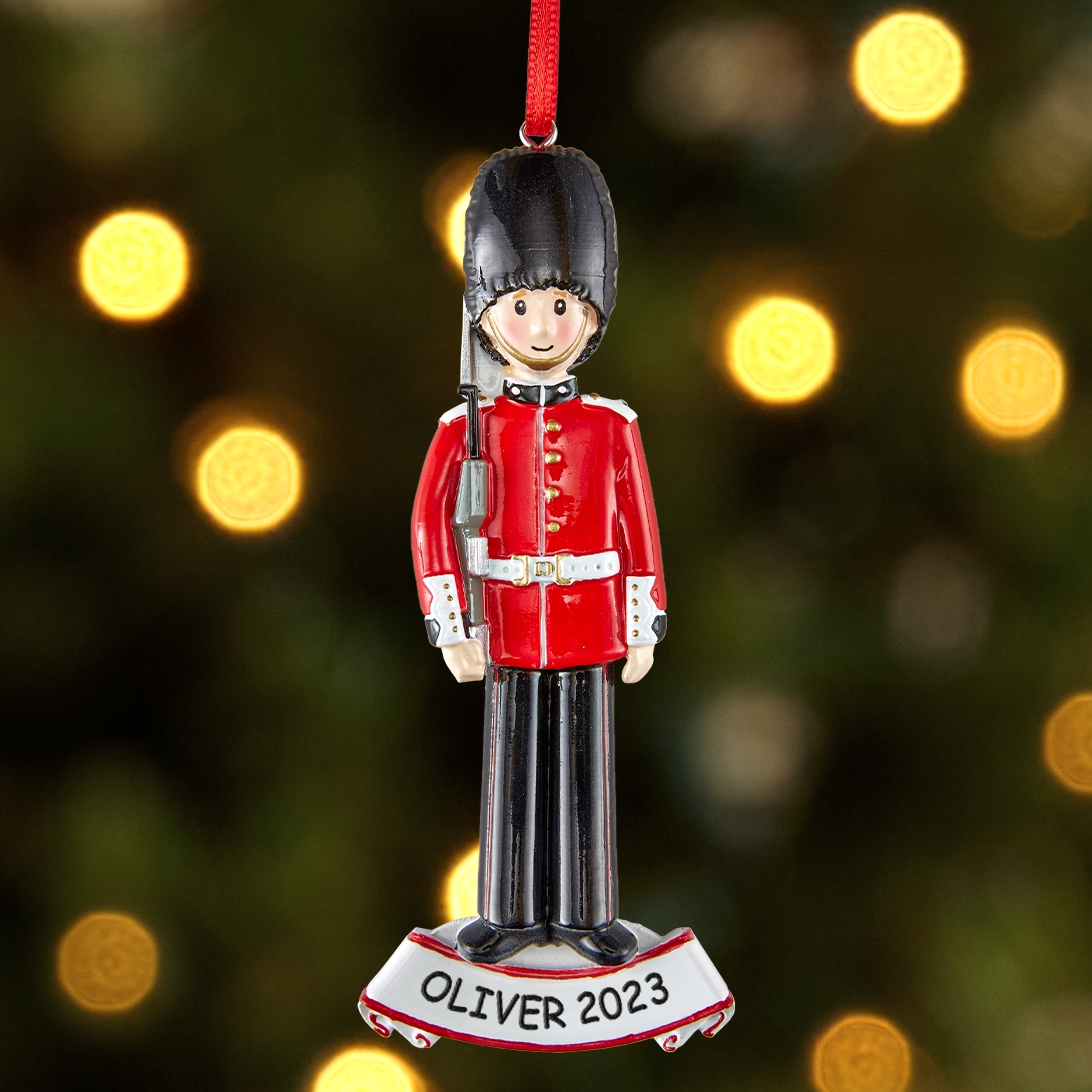 Regal Guard Personalized Ornament at Gifts.com