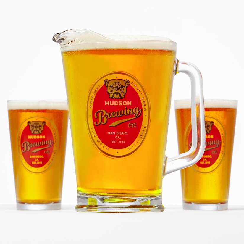 Bulldog Personalized Beer Pitcher at Gifts.com