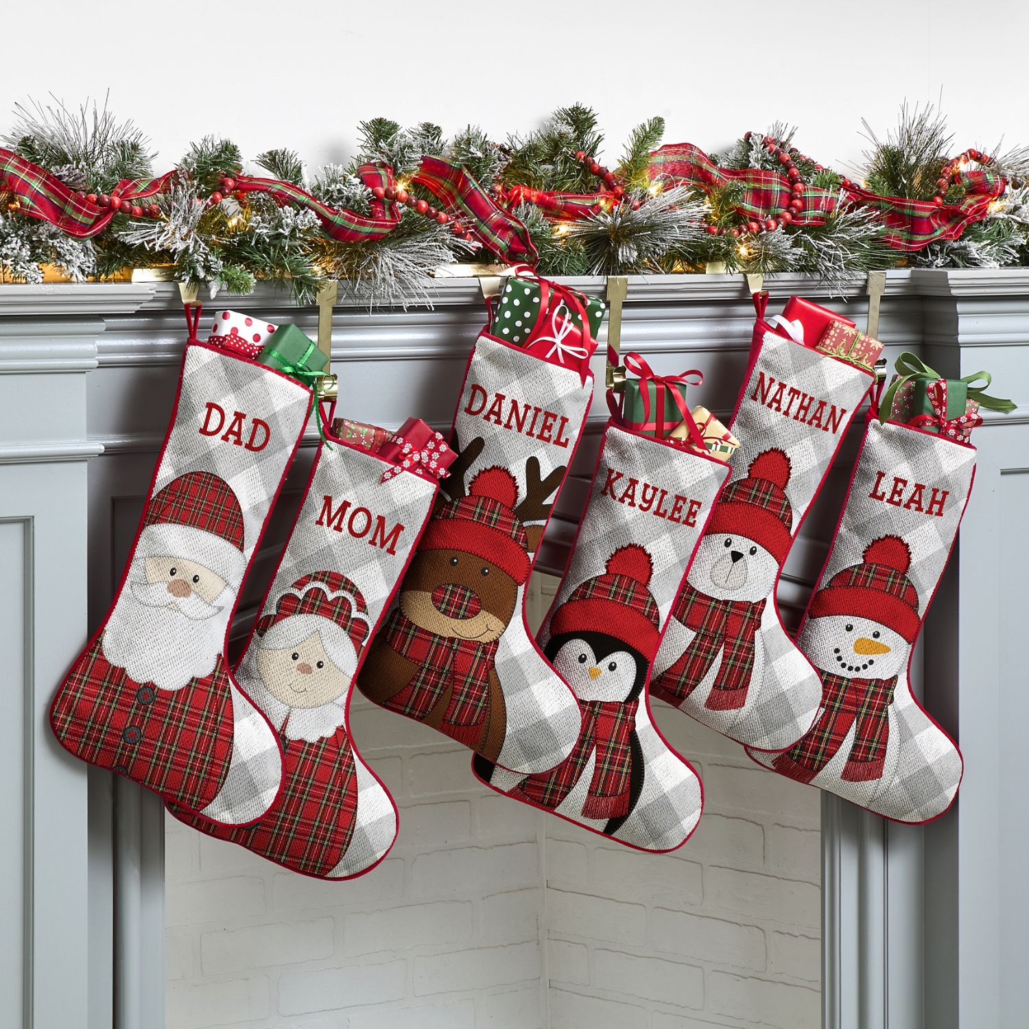 Cheerful Friends Holiday Stocking | Stocking Shop