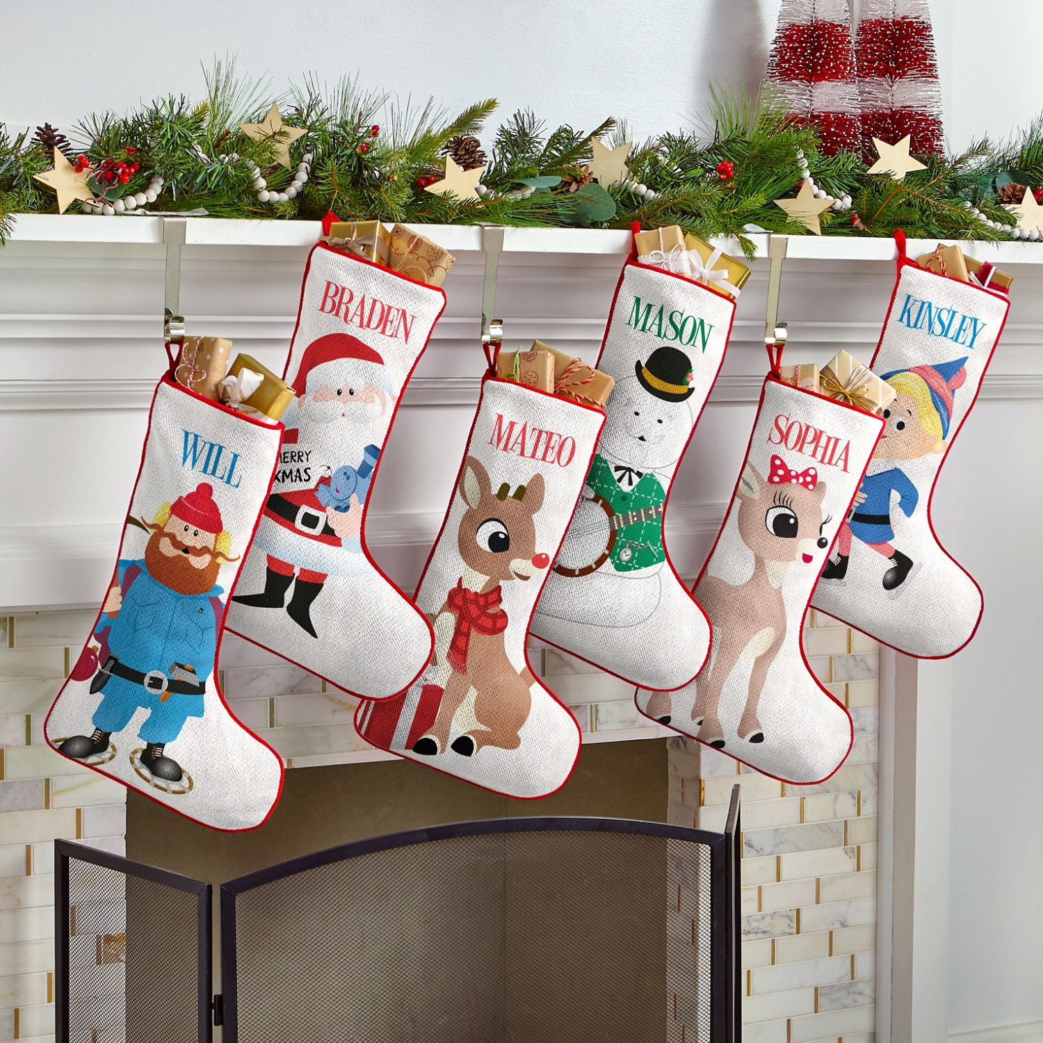 Rudolph® Big Face Character Stocking | Stocking Shop